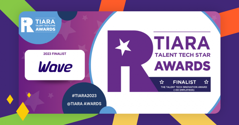 Wave shortlisted in the TIARA 2023 Talent Tech Star Awards - Wave