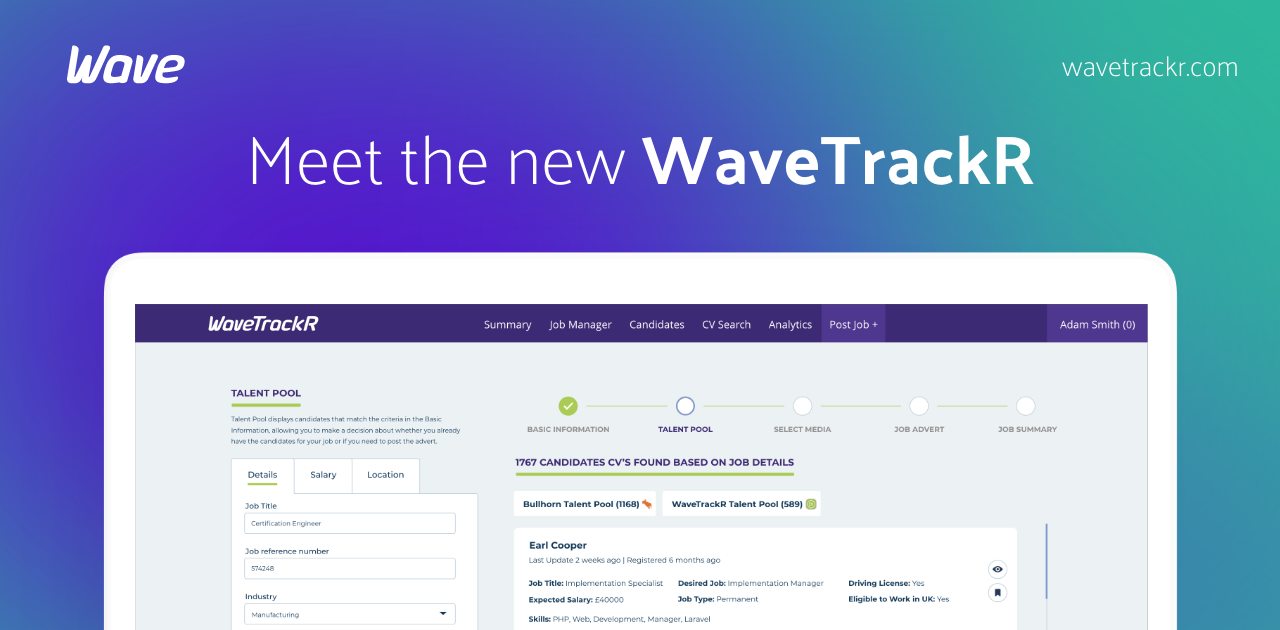 Never miss a candidate again with brand new WaveTrackR - Wave