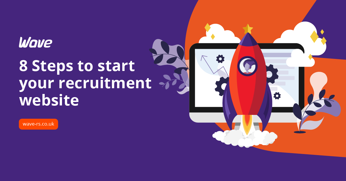 8 Steps to Start Your Recruitment Website – Free Infographic- Wave