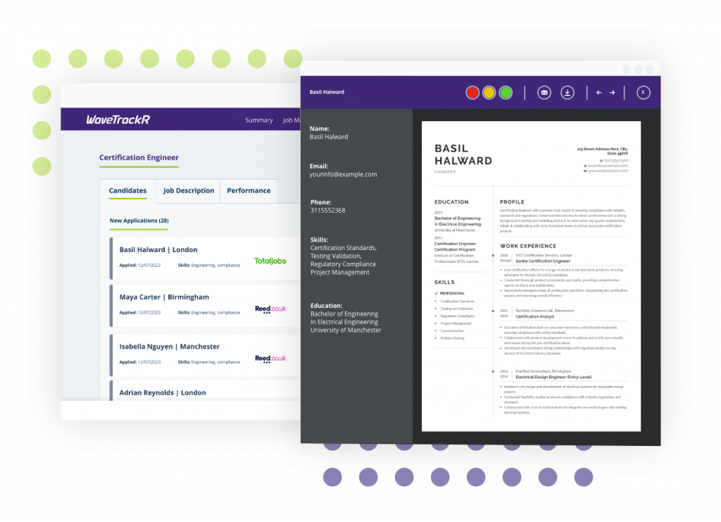 Application Management, Applicant Management System, WaveTrackR - Wave