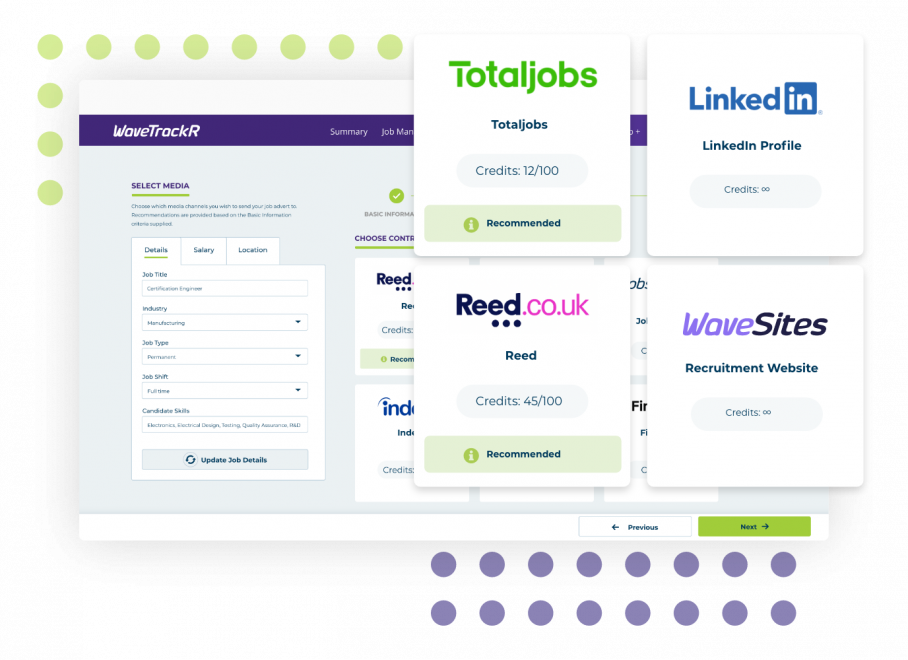 Job Posting Across Multiple Job Boards, Job Distribution - Wave