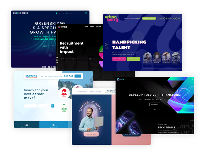 Recruitment Website Design Tailored To Recruiters, Recruitment Websites ...
