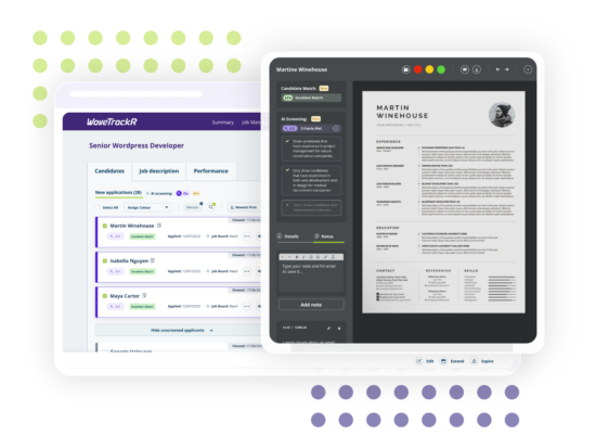 Smart Application Management Software for Recruiters | WaveTrackR - Wave